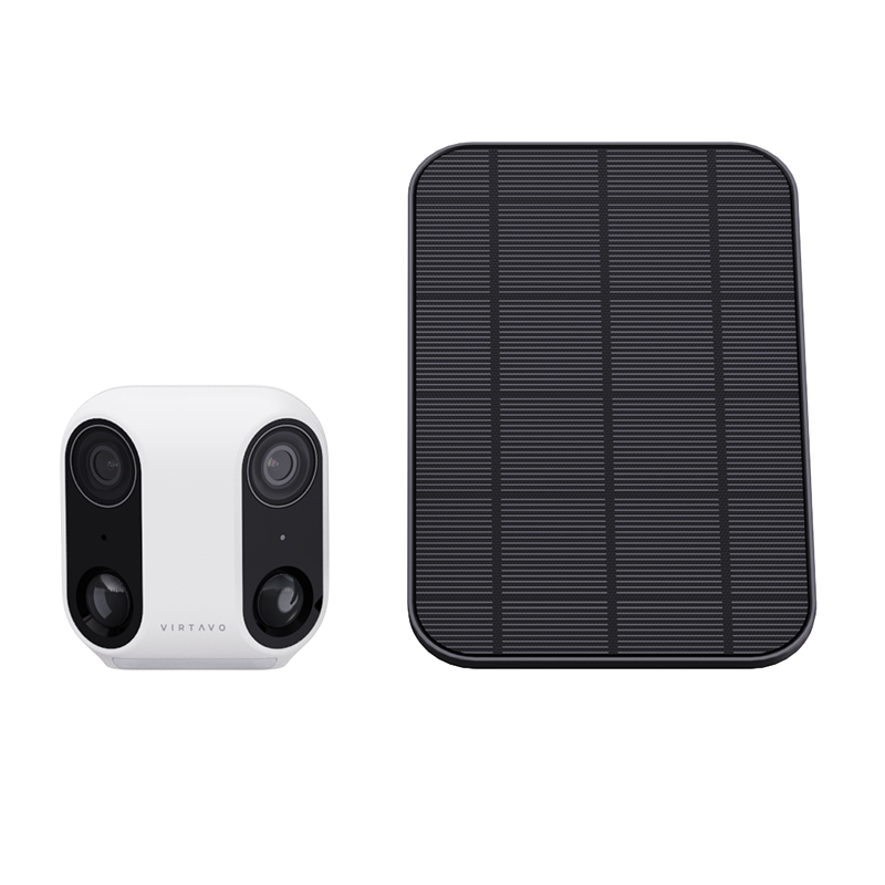 VIRTAVO PandaVista Dual Lens Security Camera Outdoor Wireless | 160 ...